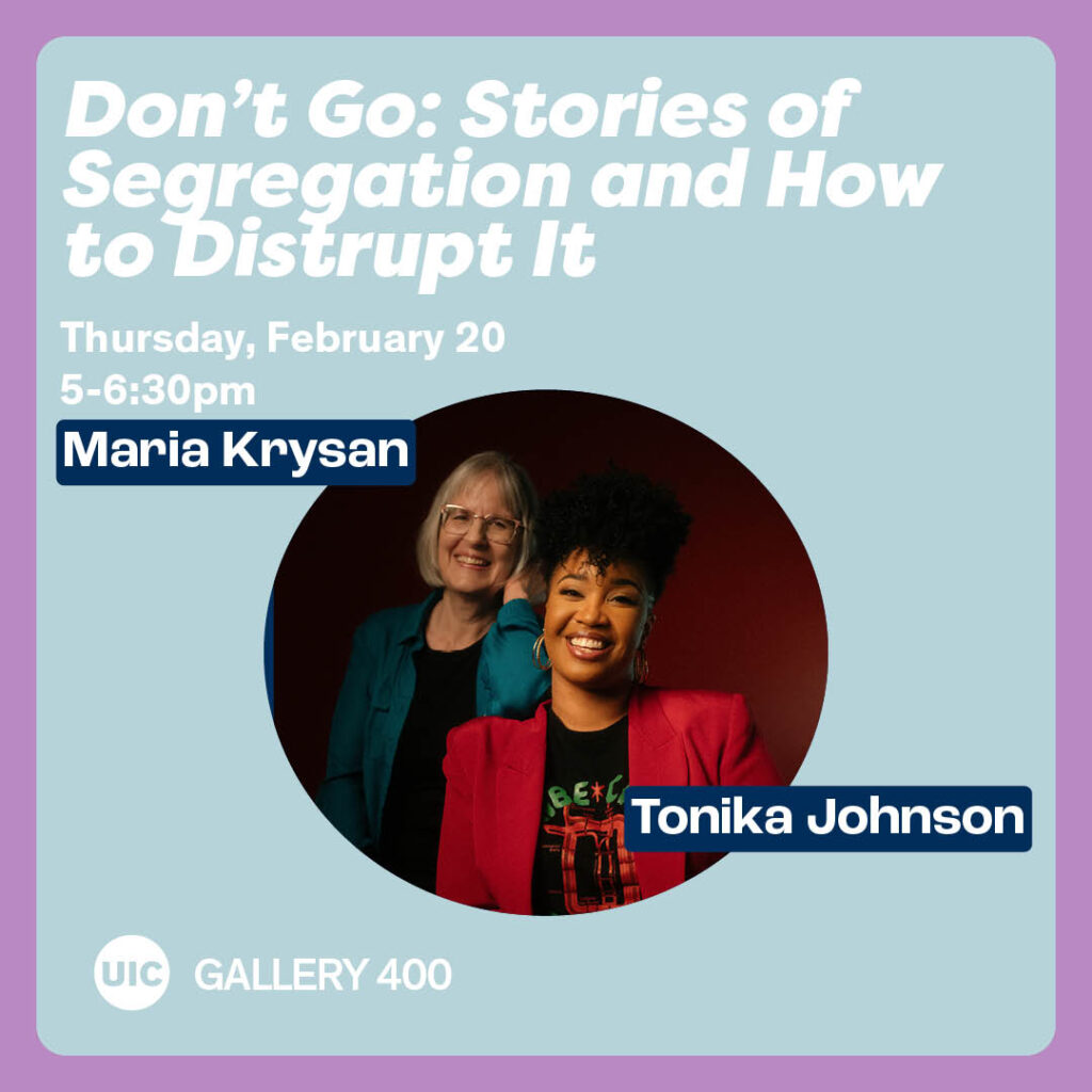 Tonika Lewis Johnson and Maria Krysan on Don’t Go: Stories of ...